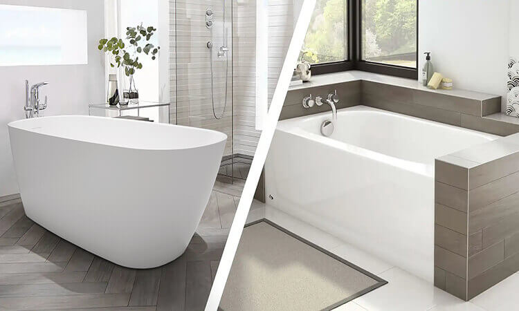Freestanding vs. Built-in Tub: Which One is Better - Giving Tree
