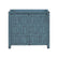 36" Retro Blue Bathroom Vanity with Grid-Patterned Doors (No Sink ...