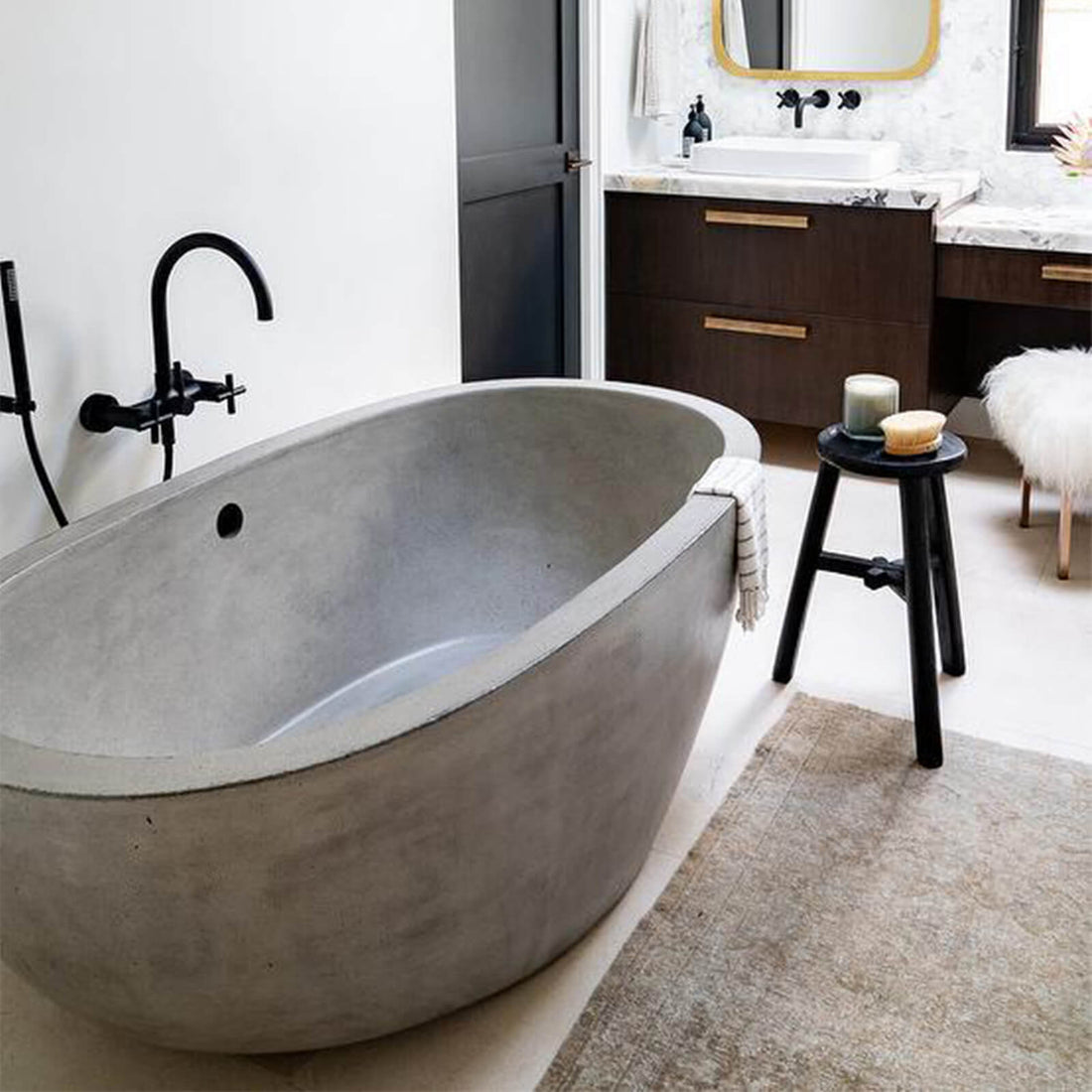 Everything You Need to Know About Concrete Bathtubs - Giving Tree