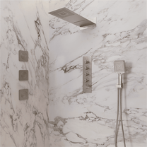 23'' Wall Mounted Waterfall Rain Shower System – Giving Tree