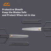 Household Tool Safety Scissors and Adjustable Utility Knife Set